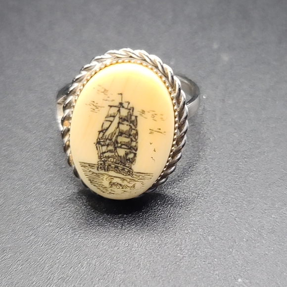 VIP Sterling | Jewelry | Vintage Vip Sterling Boat Size 8 Ring | Poshmark